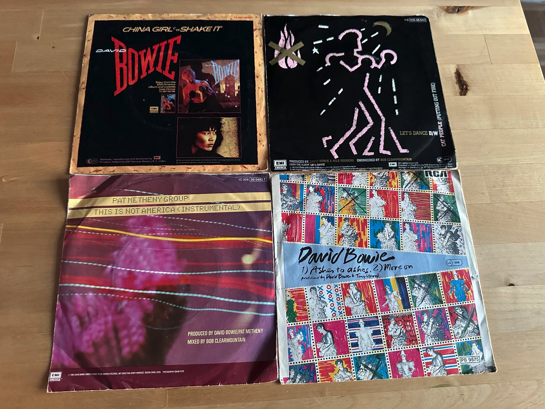 DAVID BOWIE tolle Singels 1980-1986 Kult Top Hit Let's dance (Gebraucht ...