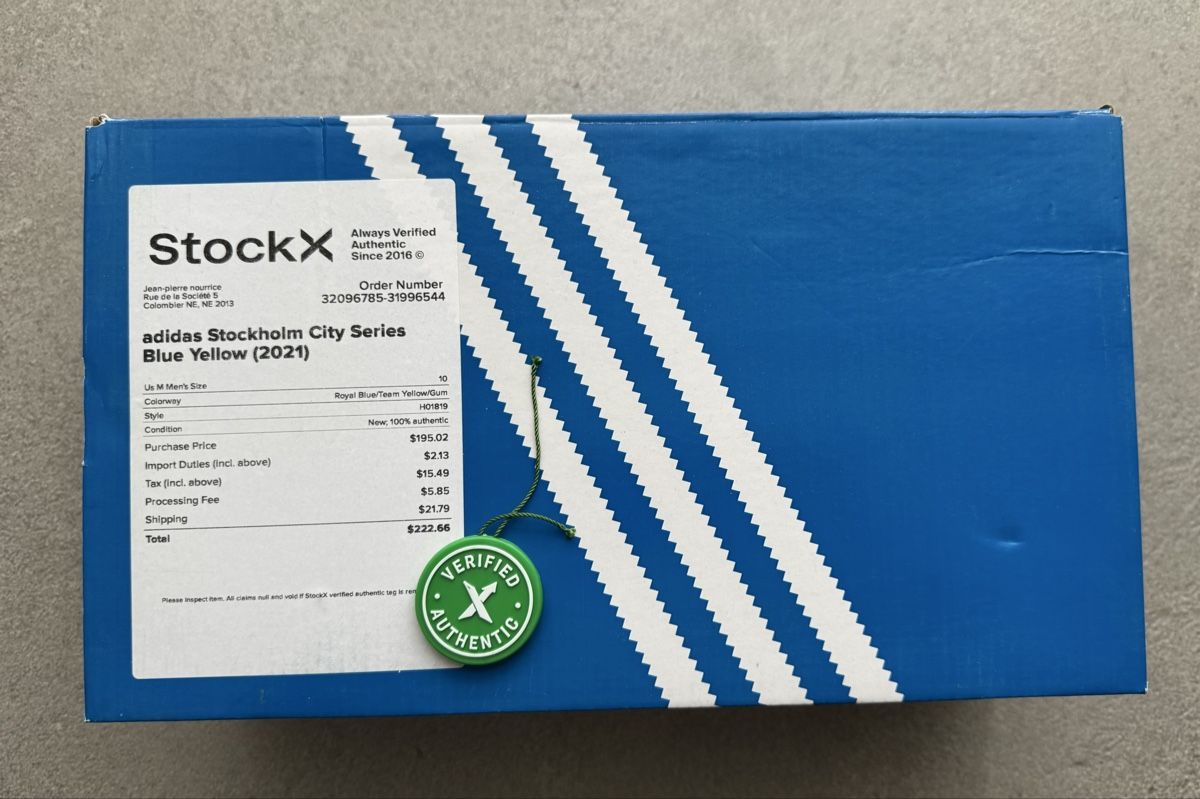 Adidas Stockholm city series, taille 44 (Neuf (Voir description)) à ...