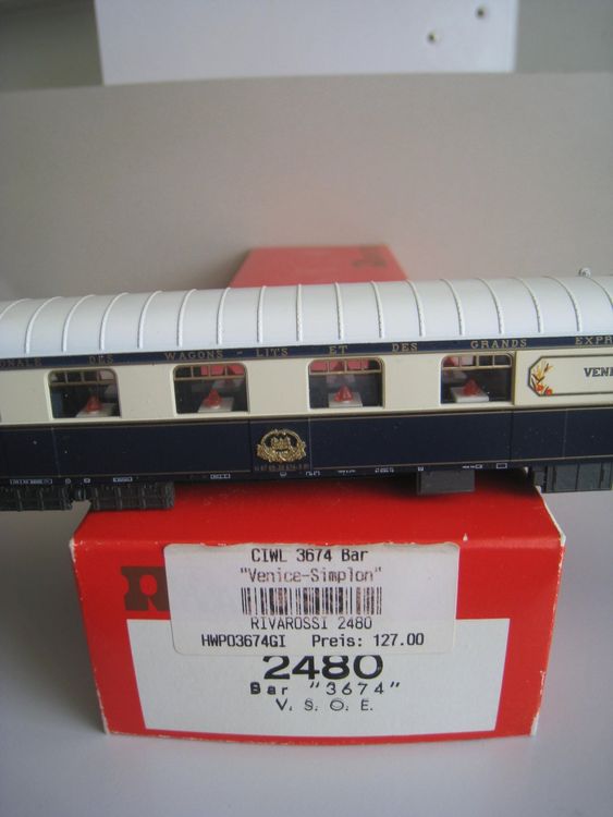 Rivarossi Bar-Wagen3674, Venice Simplon-Orient-Express, 2480 | Kaufen auf Ricardo