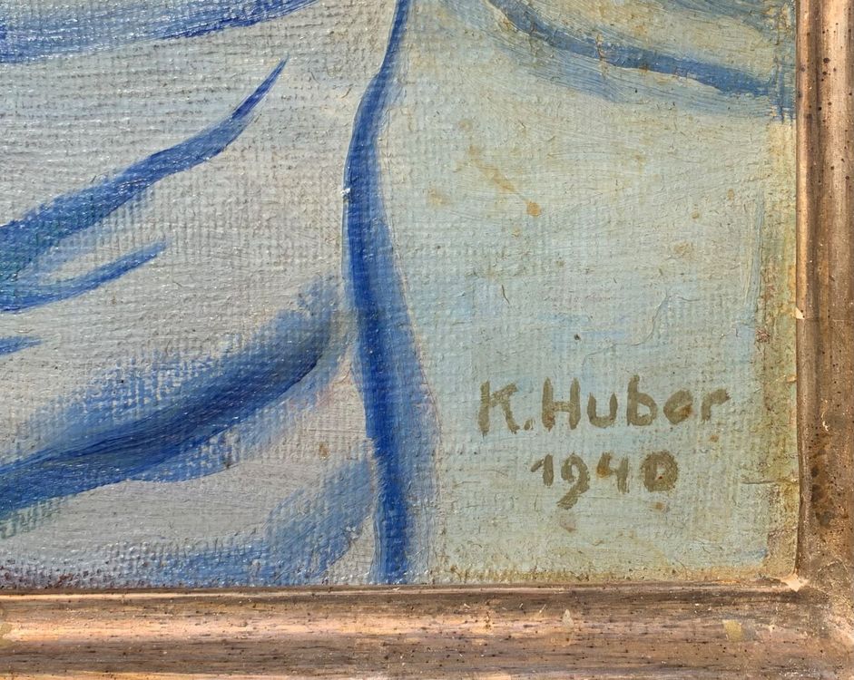Karl Theodor Huber grosses Gemälde | Kaufen auf Ricardo