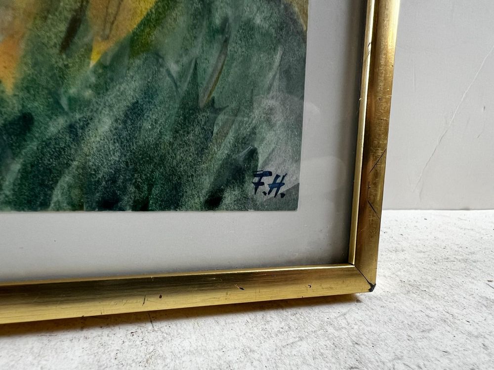 Landschaft Aquarell F.H Signiert (Gebraucht) in Neuhausen am Rheinfall für CHF 5 – mit Lieferung ...