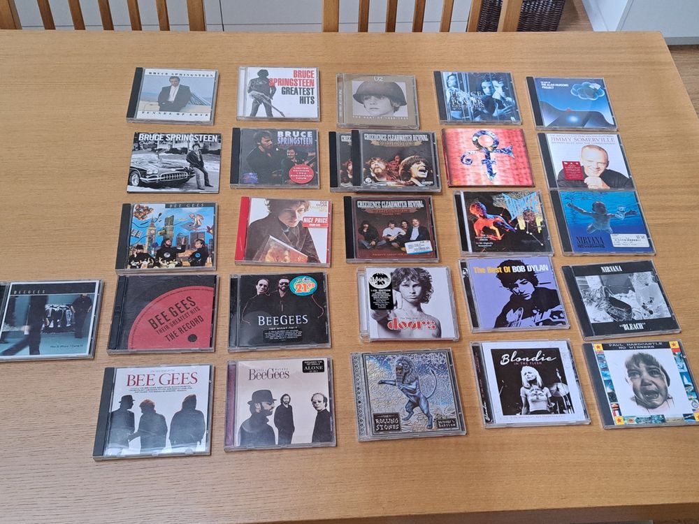 Set, Sammlung mit verschiedenen CDs Bee Gees Springsteen u.a (Gebraucht ...