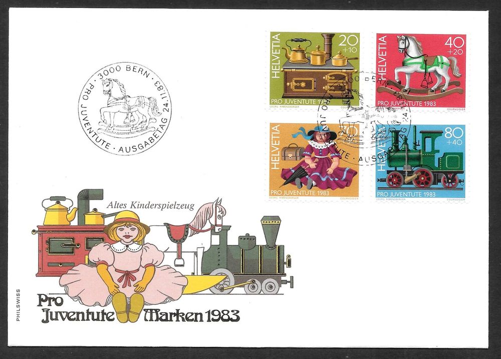 FDC Pro Juventute Serie 1983 ET 24.11.1983 schön illustriert (Neu (gemäss Beschreibung)) in ...