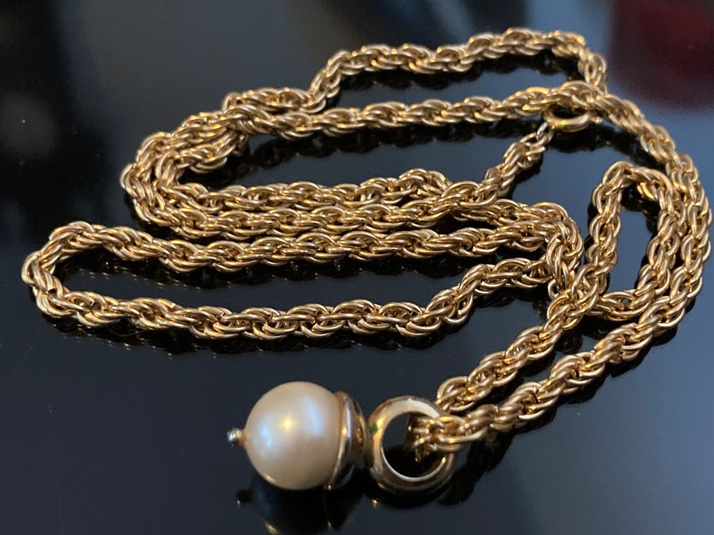 Collier en métal doré | Kaufen auf Ricardo