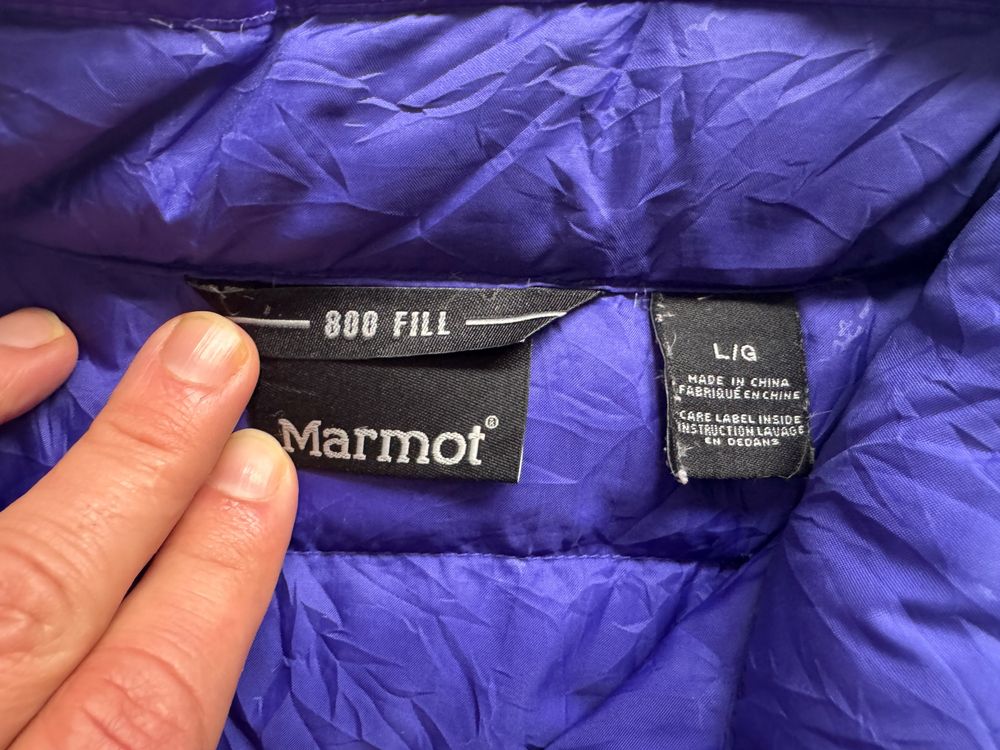 Marmot JACKET Puffer 800 Fill MEN Sz L Goose down 90% (Gebraucht) in ...