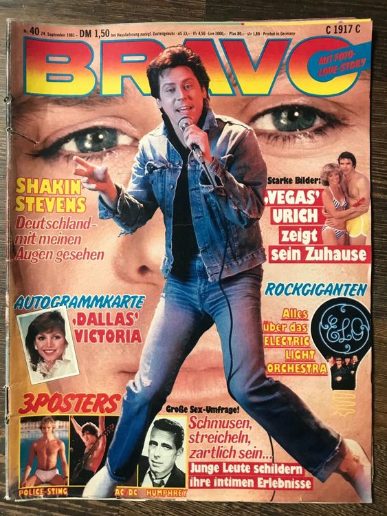 BRAVO, Nr. 40, 24.9.1981 mit 2 Poster (Gebraucht) in Zürich für CHF 14 ...