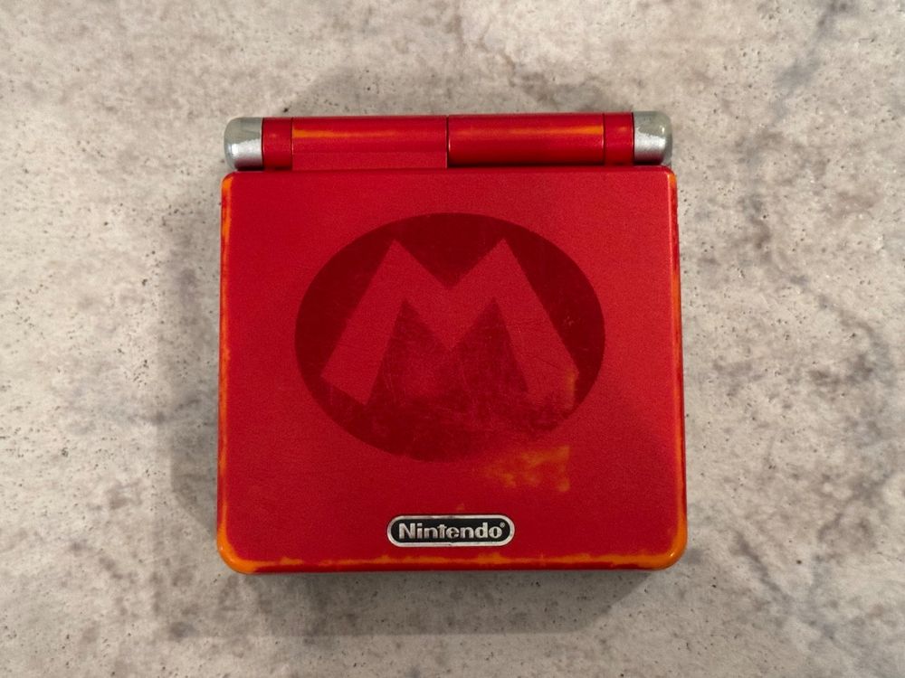 Gameboy Advance SP Mario Limited Edition ab 1.- | Kaufen auf Ricardo