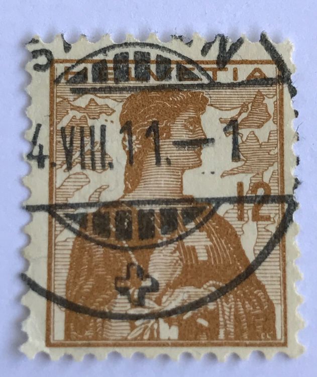 Nr.121 mit Vollstempel (Gebraucht) in Aarau für CHF 0.5 – mit Lieferung auf Ricardo kaufen