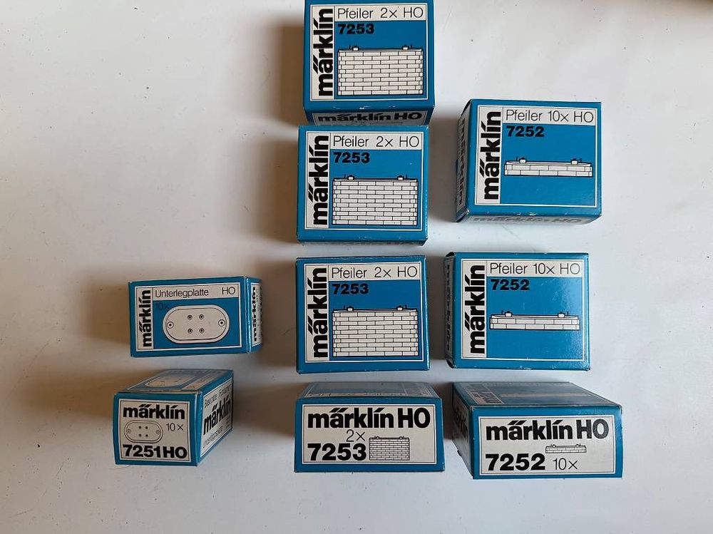 Märklin 7251, 7252 und 7253 Pfeilerelemente (Gebraucht) in Winterthur ...