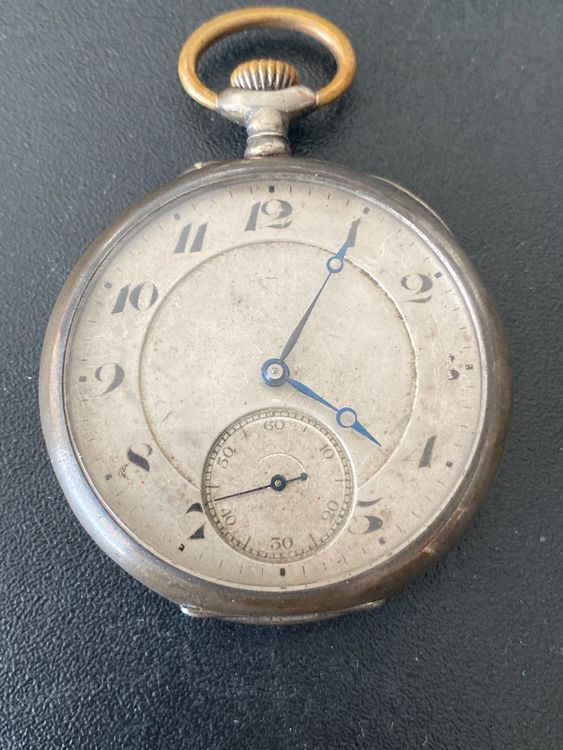 Antike Taschenuhr echt Silber 50 mm | Kaufen auf Ricardo