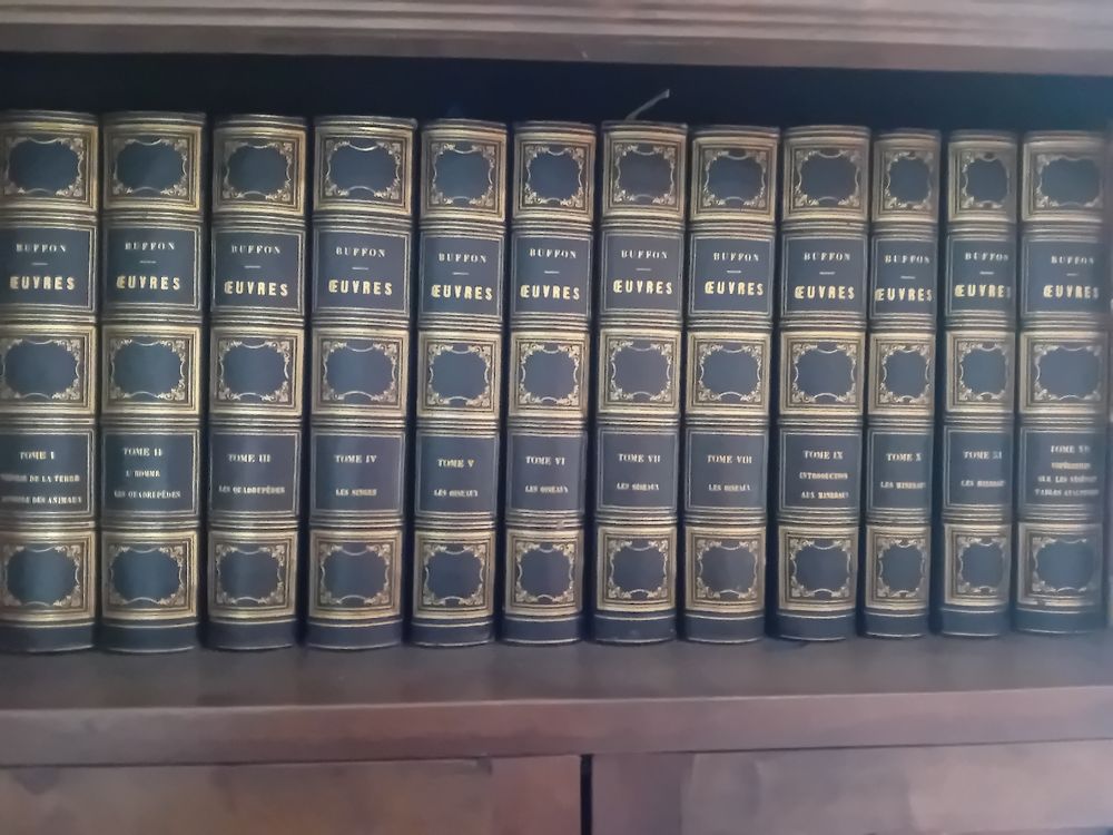 Oeuvres complete De Buffon Paris 1853, Garnier Freres librai (Gebraucht ...