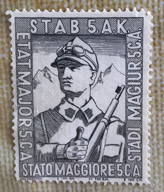 SOLDATEN-BRIEFMARKE STAB.5.A.K. | Kaufen auf Ricardo