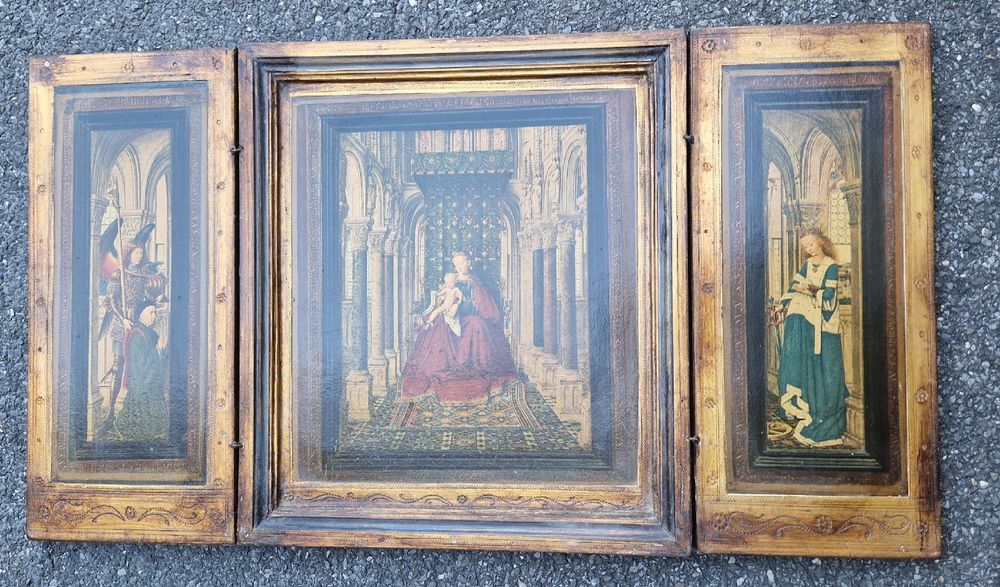 Antikes Triptychon "Maria mit Kind" (Gebraucht) in Stans für CHF 22 – mit Lieferung auf Ricardo ...