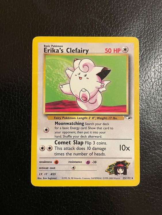 Gym Heroes Erika’s Clefairy rare 25/132 Ab 1 | Kaufen auf Ricardo