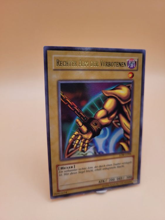 Yu-Gi-Oh! Karte - Rechter Arm der Verbotenen - LOB (Gebraucht) in Basel ...