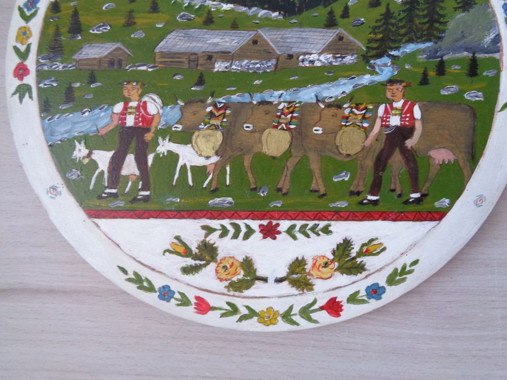 APPENZELLER TOGGENBURG TISCHHAUSER BAUERNMALEREI EIMERBÖDELI (Gebraucht) in Henggart für CHF 145 ...