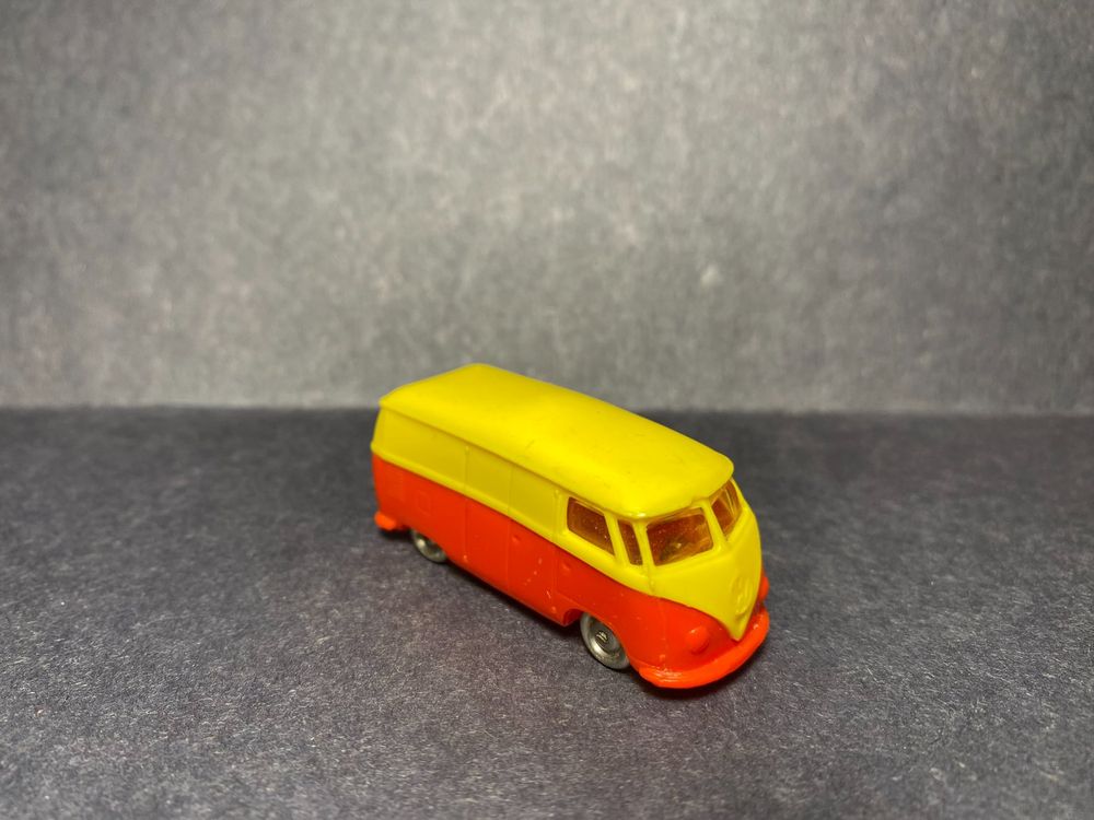 VW T1 Bulli Bus rot/gelb Modellauto Spielzeugauto LEGO (Gebraucht) in ...