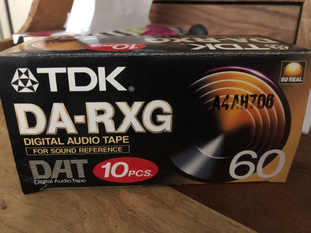 6 x DAT Kassetten TDK-DA-R60 im Originalkarton verpackt! | Kaufen auf Ricardo