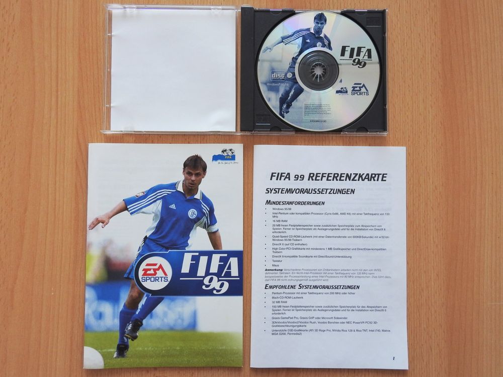 PC CD-ROM: EA Sports FIFA 1999, OVP (Gebraucht) in Büttenhardt für CHF 5 – mit Lieferung auf ...