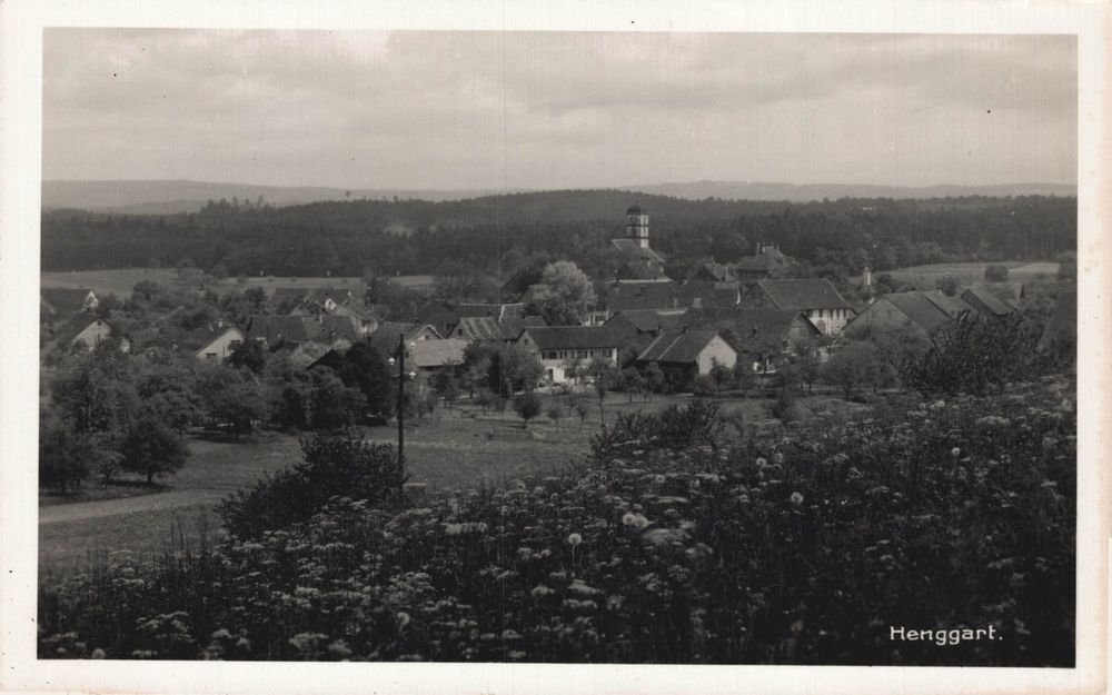 Henggart. Gesamtansicht mit Kirche | Kaufen auf Ricardo