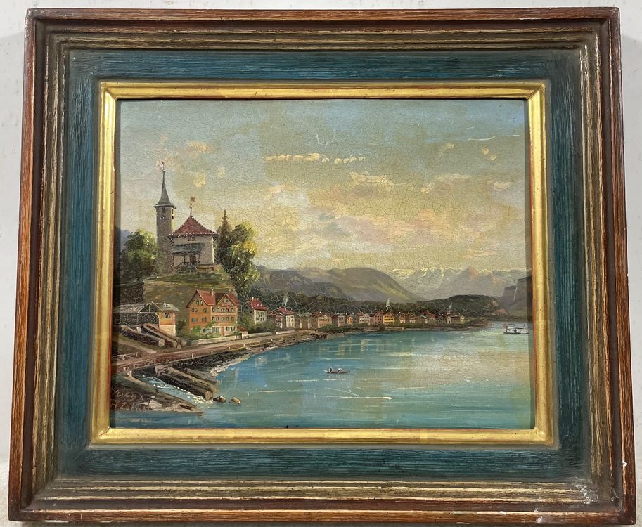 Heinrich Zobrist (1909-2004) Gemälde - Brienzersee (Gebraucht) in Root für CHF 35 – mit ...