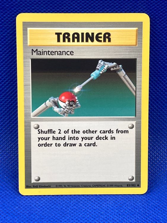Pokemon BASE SET / Maintenance 83 / 102 EN - (EX) Trainer | Kaufen auf ...