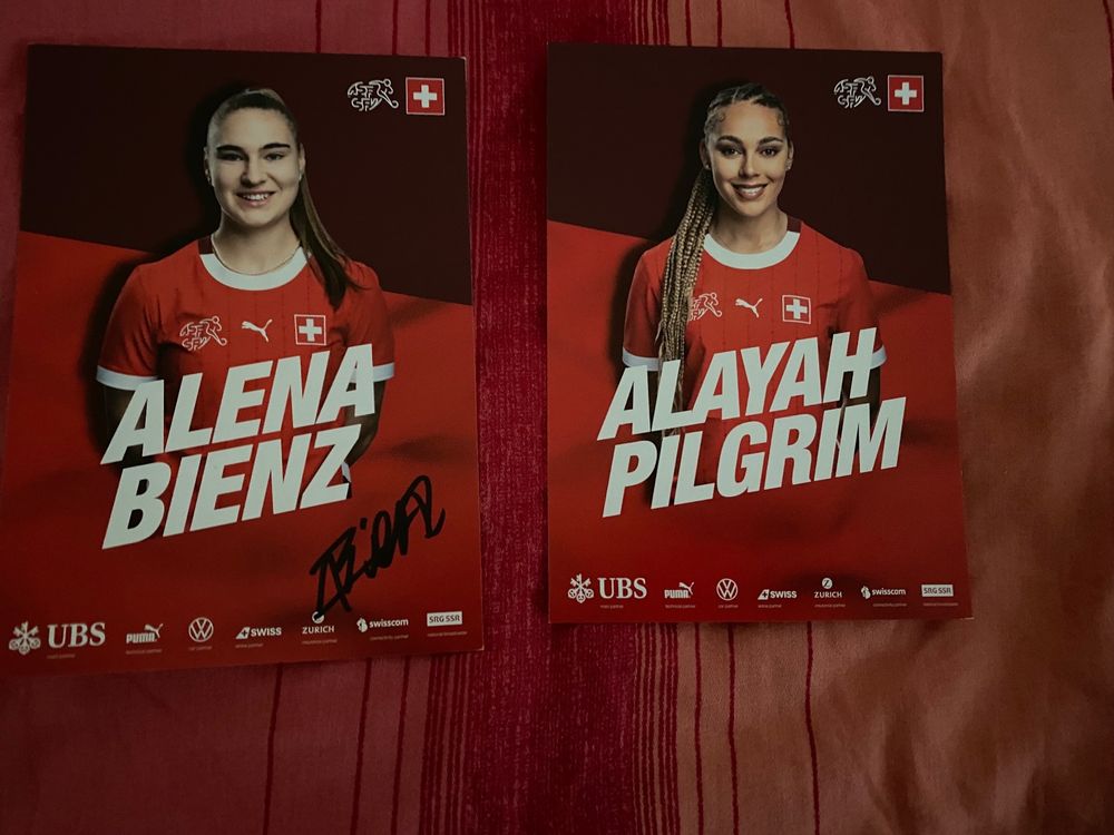 Autogrammkarte Alena Bienz handsigniert | Kaufen auf Ricardo