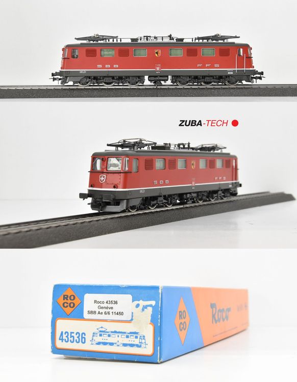 Roco 43536 E-Lok Ae 6/6 Stadt Genf SBB, H0 GS Analog mit OVP (Gebraucht) in St. Gallen für CHF ...