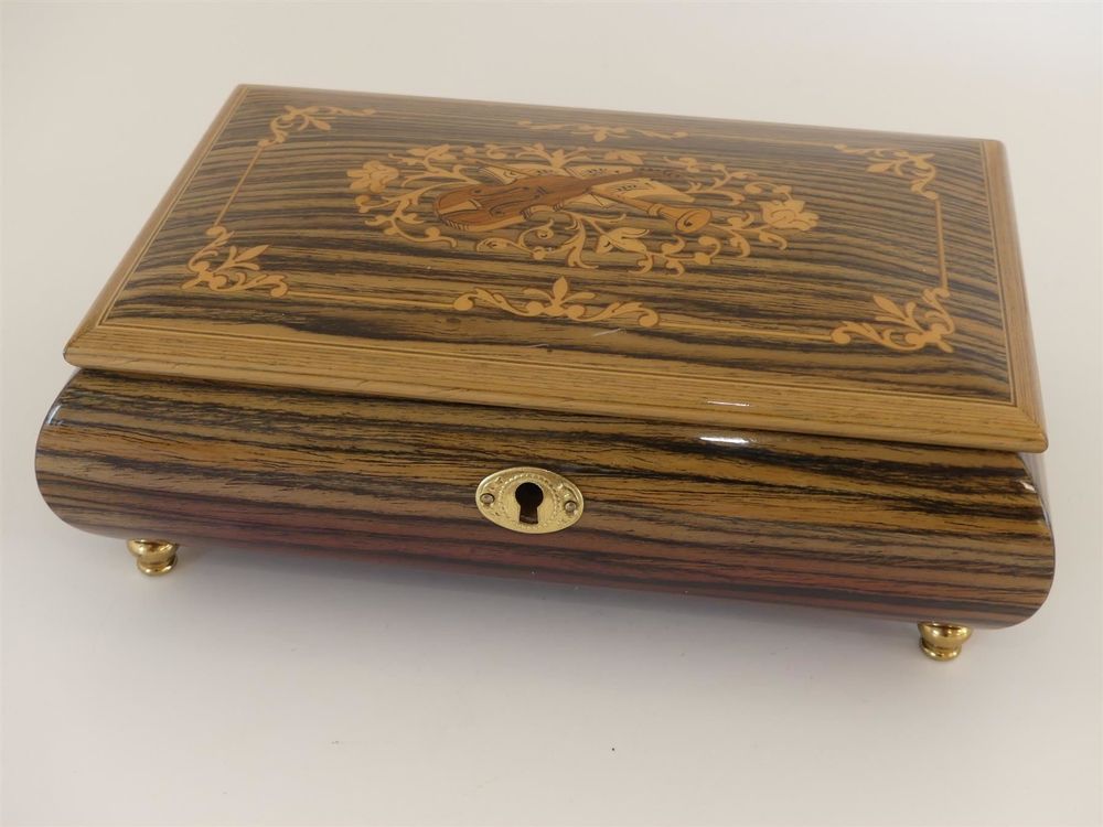 Schmuckkastchen Mit Spieluhr Holz