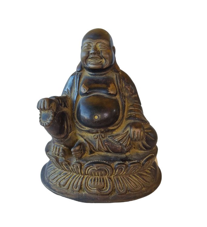 Statue en bronze de Buddha rieur (Gebraucht) in Gland für CHF 20 – mit Lieferung auf Ricardo kaufen