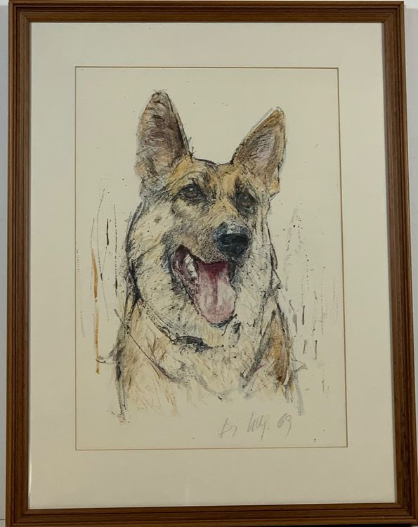 Fritz Hug (1921-1989) Lithographie Handsigniert | Kaufen auf Ricardo