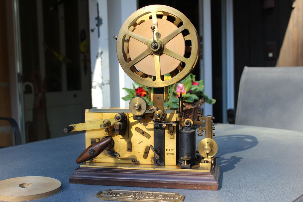 Morse-Schreib- Telegraf 1870 Rarität | Kaufen auf Ricardo