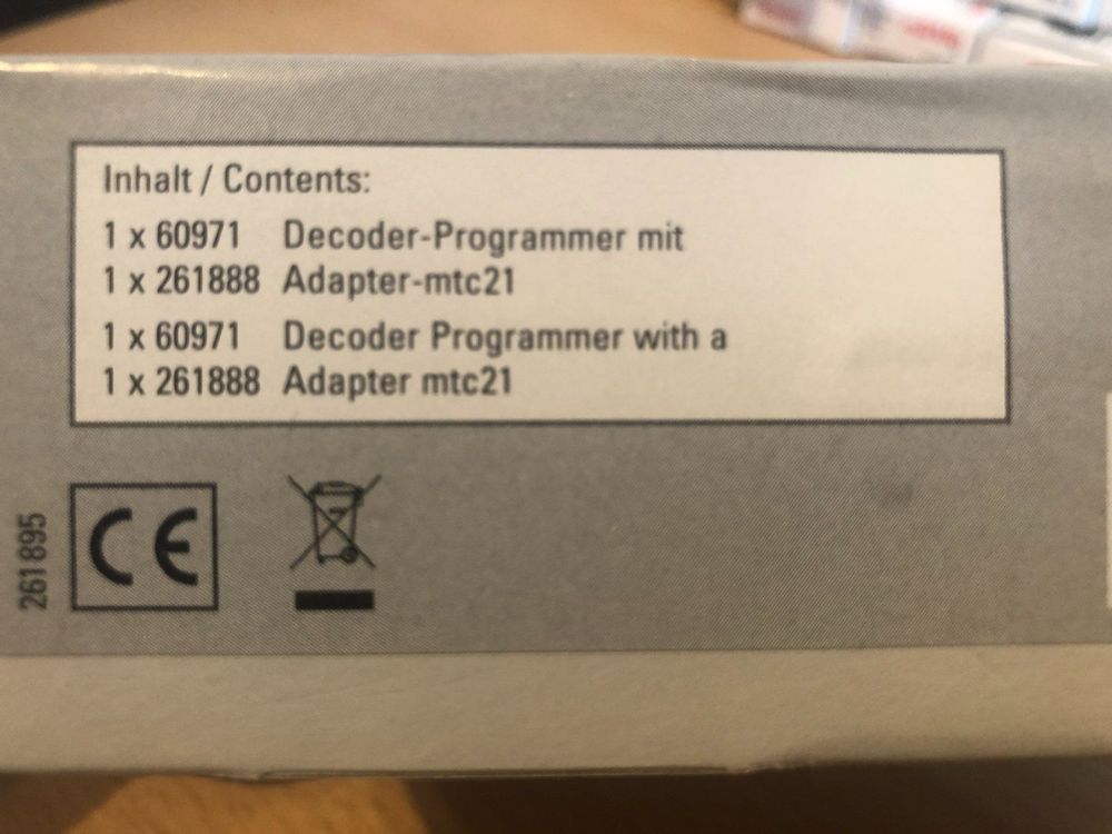 Märklin Decoder-Programmer 60971 (Neu und originalverpackt) in Boswil für CHF 60 – mit Lieferung ...