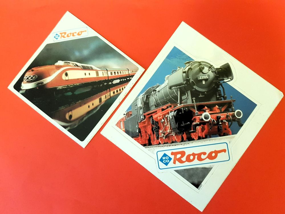 2 autocollants Aufkleber, sticker, Roco, Br 23 et T.E.E. (Neu (gemäss ...