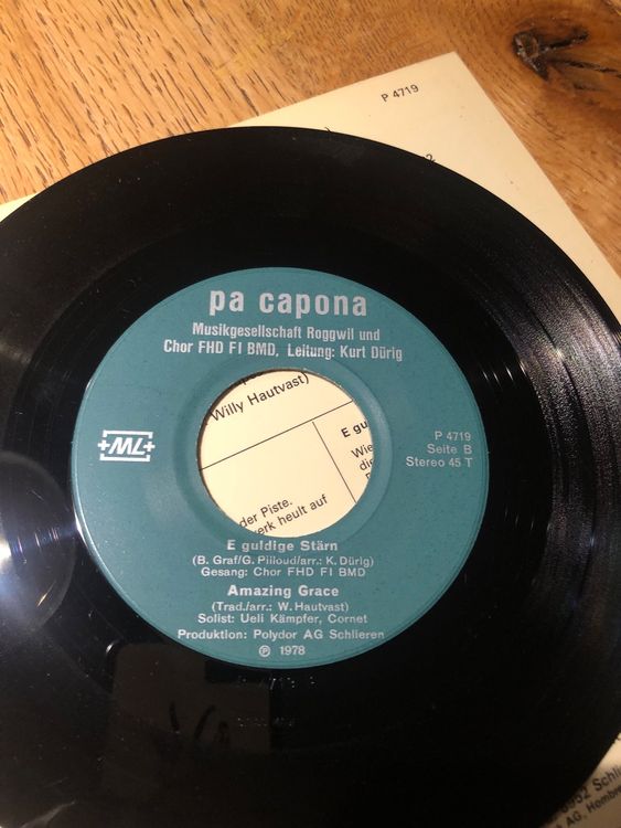 Luftwaffe Single Pa Capona Schallplatte ORIGINAL | Kaufen auf Ricardo