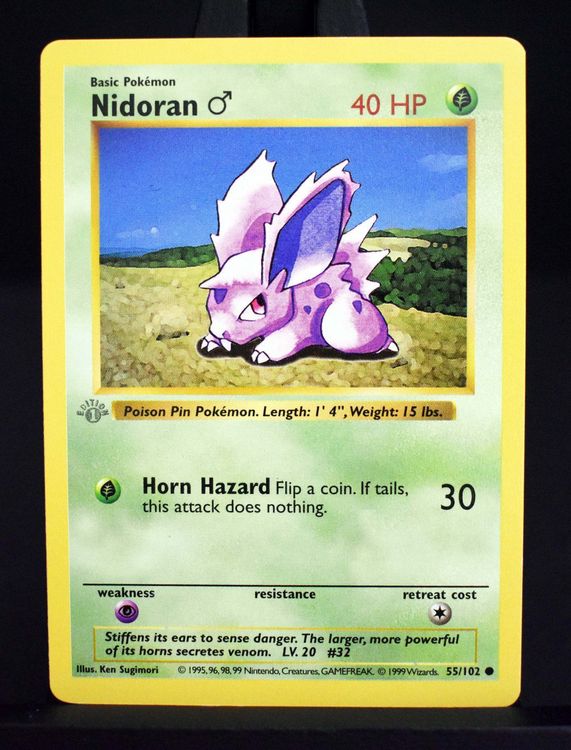 Nidoran 1st edition Shadowless - NM/MINT (Gebraucht) in für CHF 41.1 ...