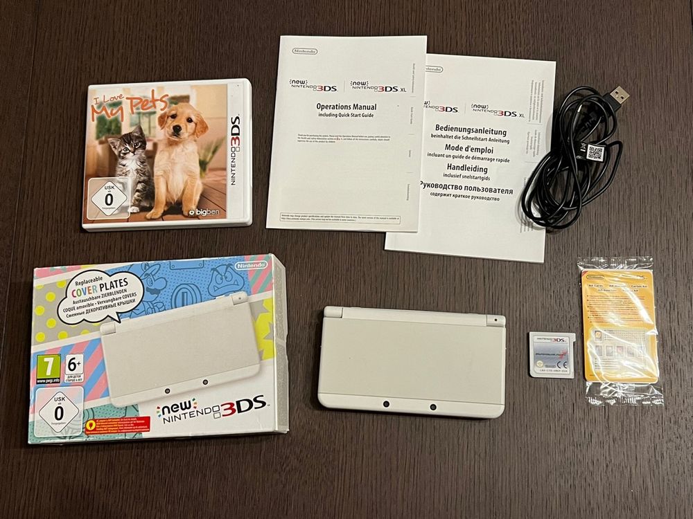 Nintendo 3DS Weiss mit Verpackung und 2 Spiele (Gebraucht) in Zürich ...