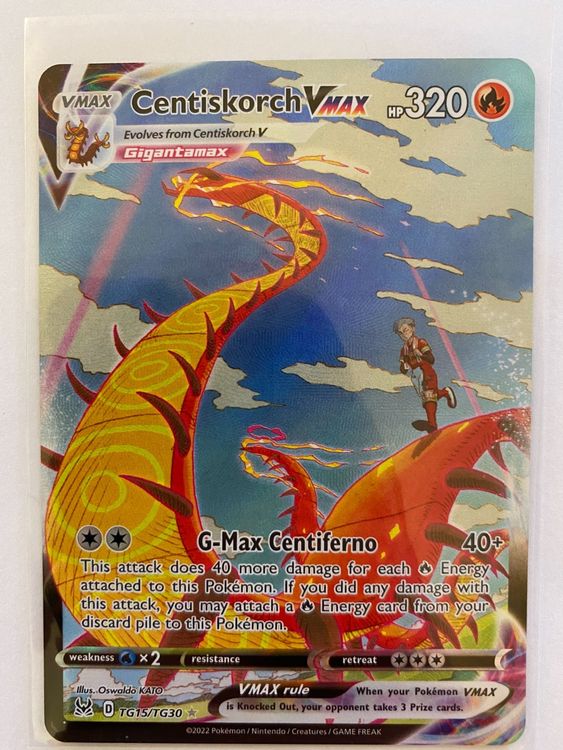 Pokemon Centiskorch VMax TG15/TG30 Lost Origin EN (Neu (gemäss ...