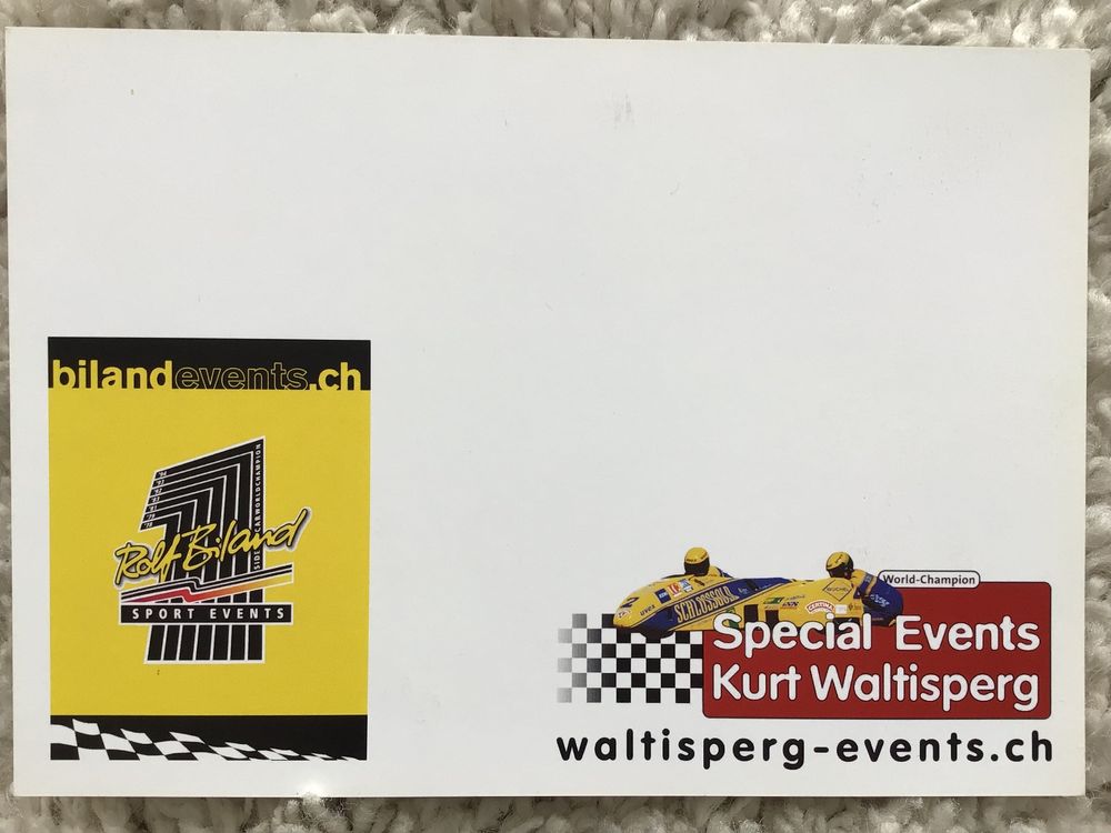 Biland Waltisberg Original Autogramme Moto Sport Seitenwagen | Kaufen ...