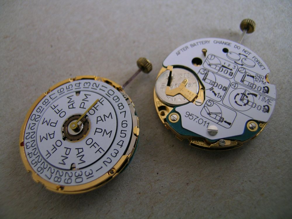ETA 957.011 - 1 Uhrwerk Quartz mit Wecker (Neu (gemäss Beschreibung ...