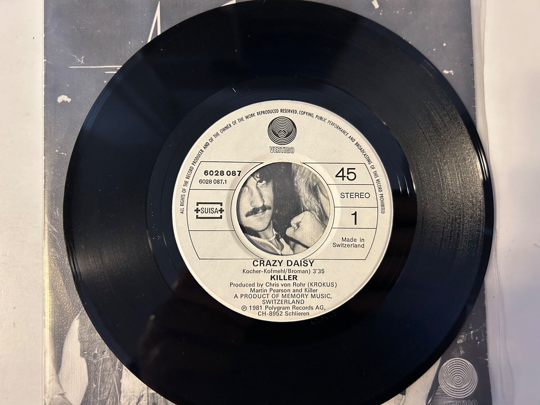 Killer - Crazy Daisy / Shake Me... Rare 7" Single CH 1981 (Neu und ...