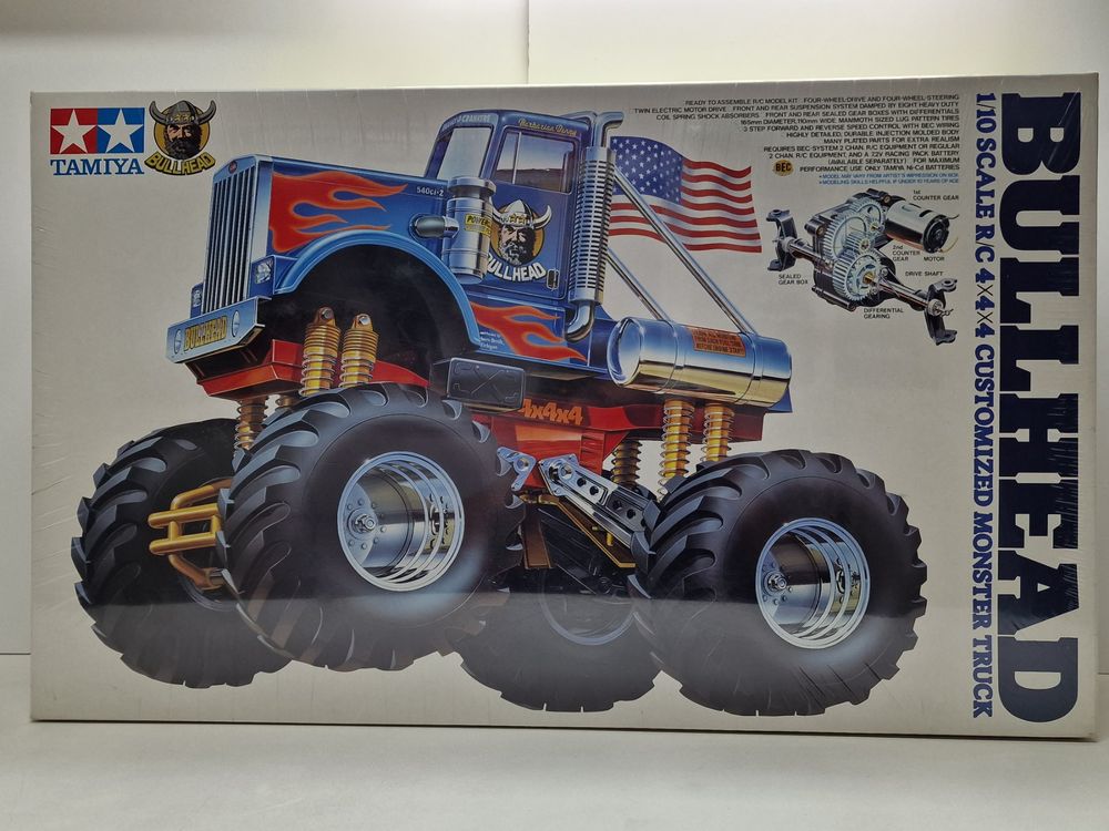 Tamiya Bullhead 58089 (1990) RC Bausatz ORIGINAL VERSIEGELT | Kaufen ...