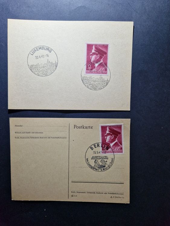 2 Deutsche Karten (Gebraucht) in Dallenwil für CHF 8 – mit Lieferung auf Ricardo kaufen