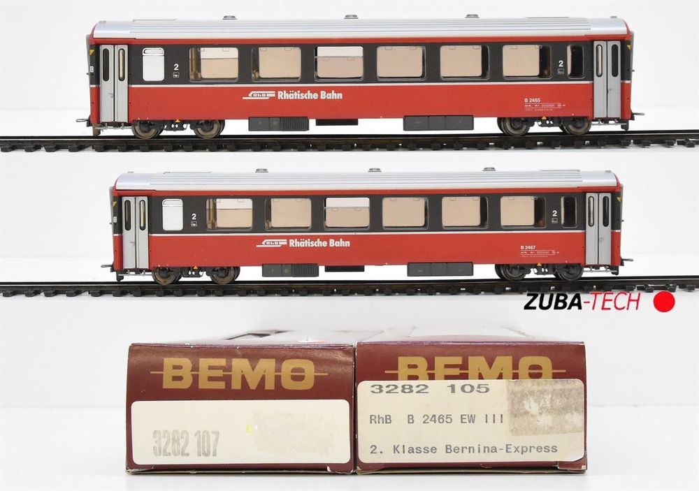 Bemo 2x Personenwagen RhB H0m GS mit OVP | Kaufen auf Ricardo