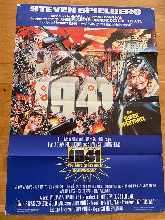 Original Plakat 1979 Steven Spielberg S 1941 Kaufen Auf Ricardo