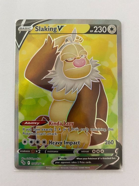 Pokemon Slaking V 077/088 Pokemon Go EN (Neu (gemäss Beschreibung)) in ...
