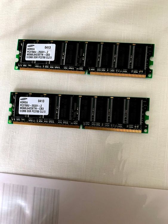 RAM * 2 alte Samsung Laptop Computer 512MB RAM (Gebraucht) in Emmen für ...