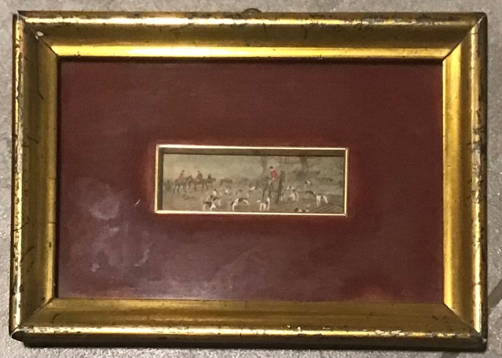 Antike Gemälde Pferden mit Reiter und Jagd Hünde (Gebraucht) in Root für CHF 5 – mit Lieferung ...