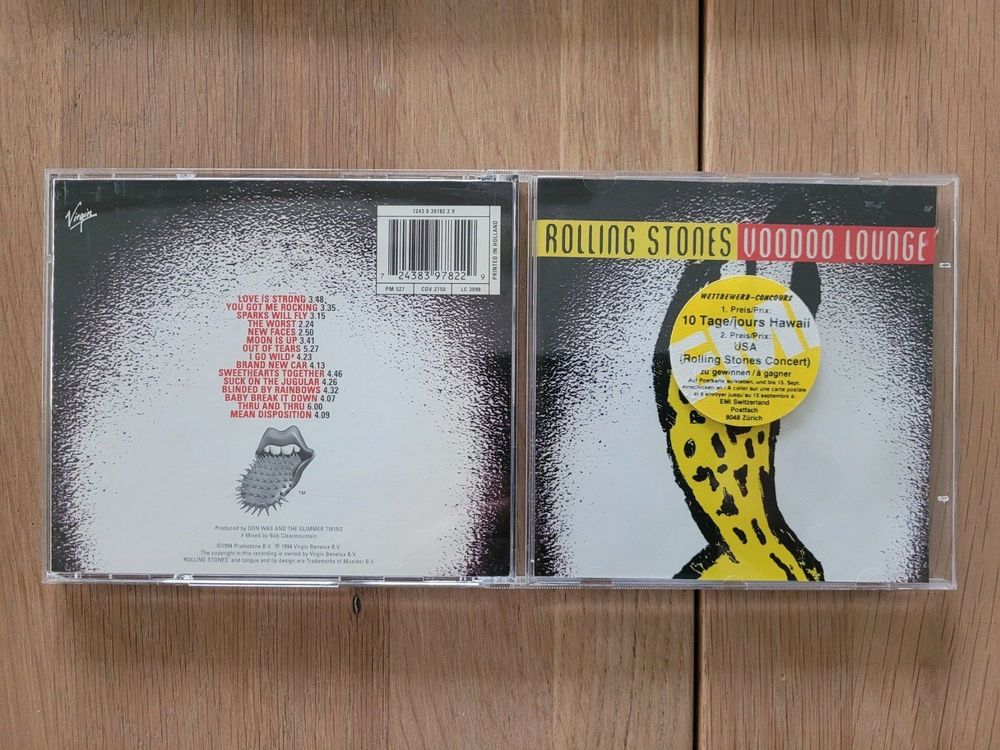 CD The Rolling Stones - Voodoo Lounge. 1994 (Gebraucht) in Nebikon für ...