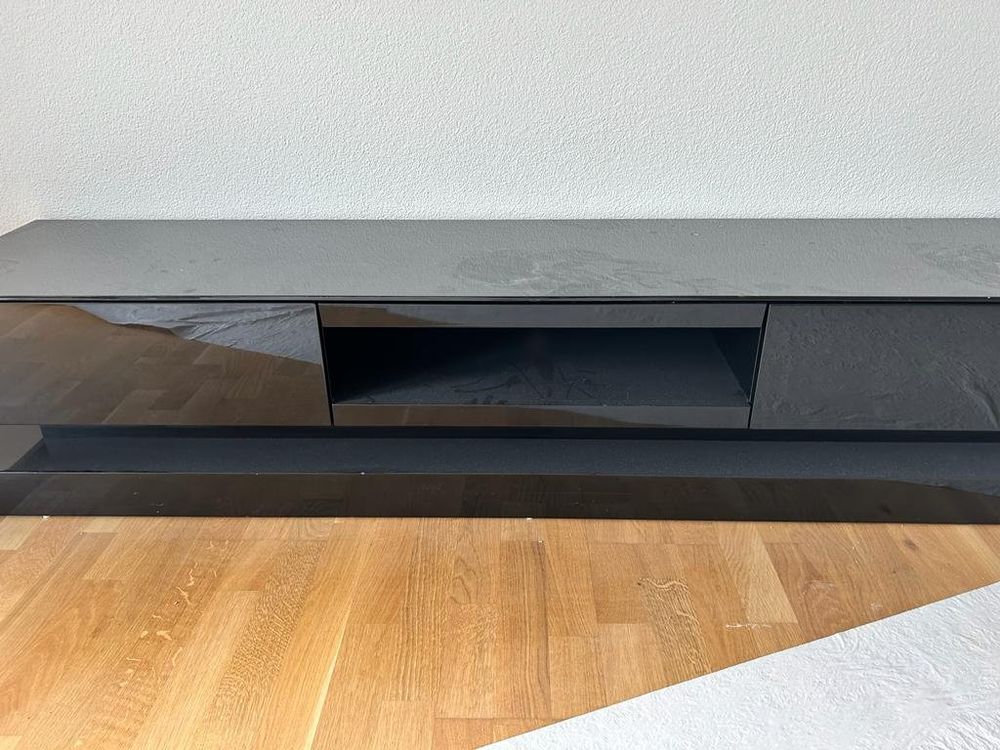 Lowboard schwarz Lack mit Led | Kaufen auf Ricardo